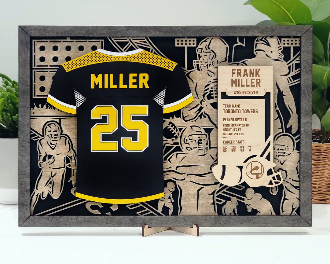 Custom Wooden Sports Jersey Plaques and Awards - Etsy