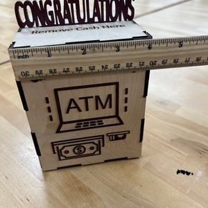 Wooden Graduation ATM Bank - Unique Personalized Gift for Graduates - Etsy