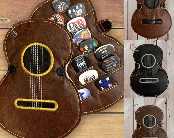 Guitar Pick Case Custom Pick Holder - Etsy