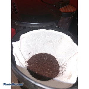 Reusable Unbleached Muslin Coffee Filter Cone 2 and Cone 4 Sizes ...