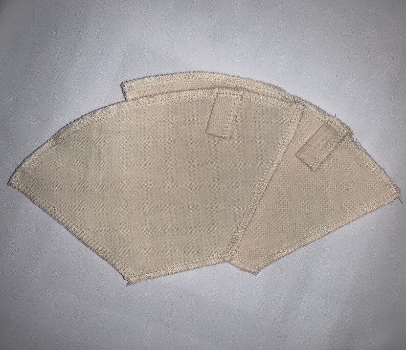 Reusable Unbleached Muslin Coffee Filter Cone 2 and Cone 4 | Etsy