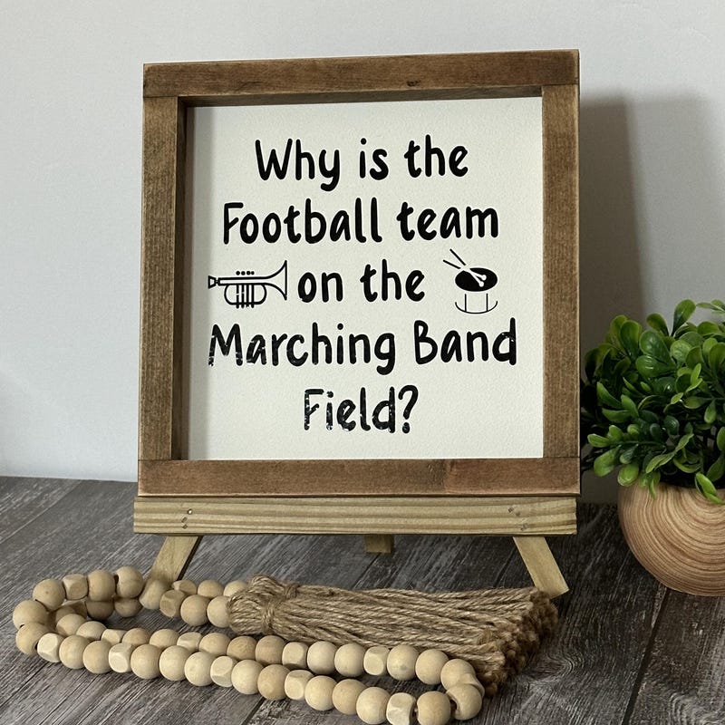 Wood Marching Band Signs - Etsy