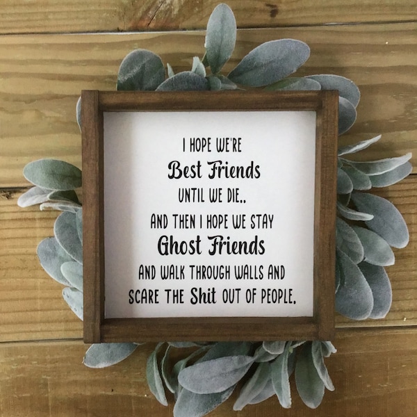 Best Friend Sign - Etsy