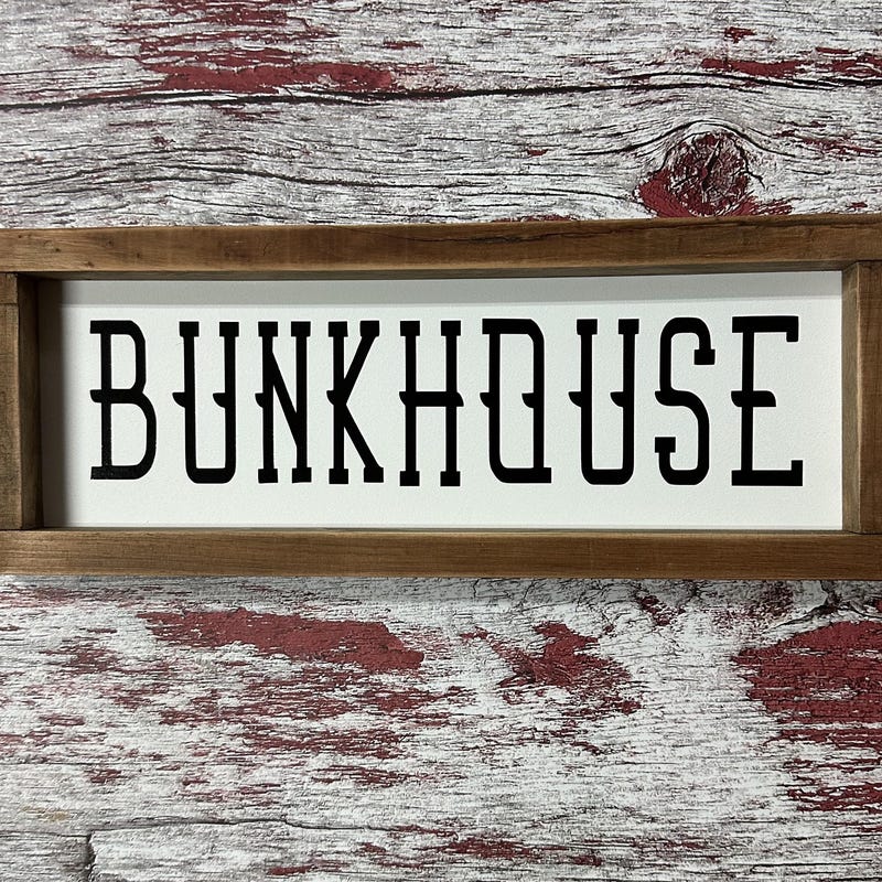 Bunkhouse Sign - Etsy