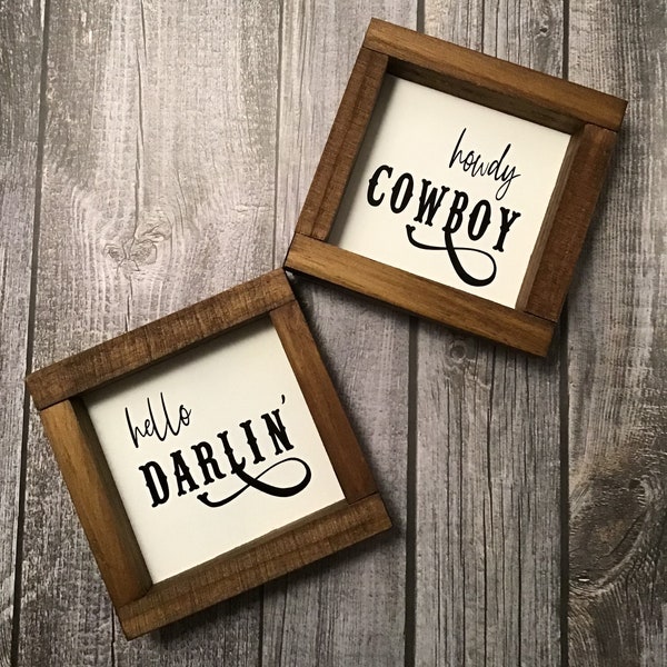 Howdy Sign - Etsy