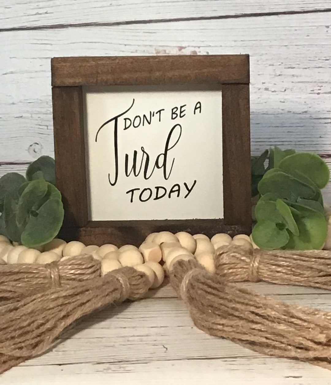 Don't Be a Turd Today / Farmhouse Bathroom Decor / Kid's Bathroom ...