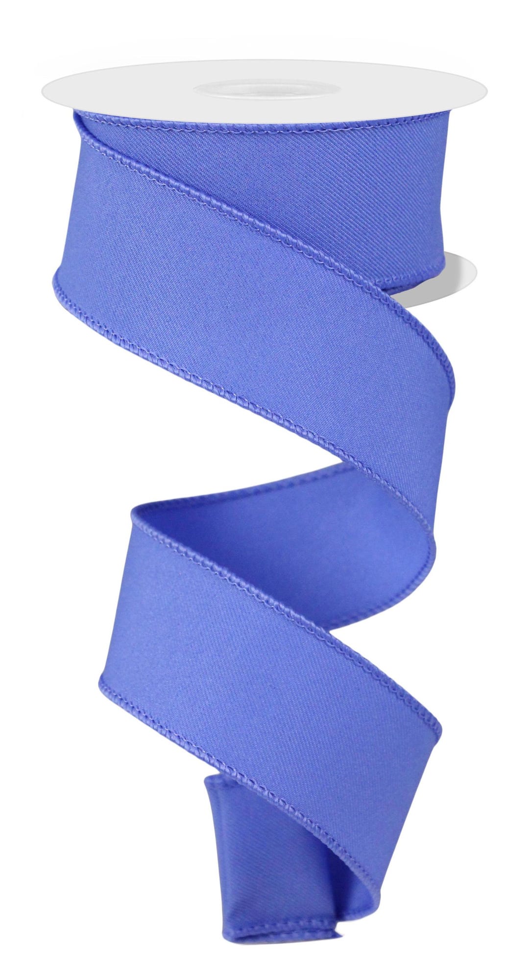 Iris Blue Diagonal Weave Wired Edge Ribbon, 1.5" X 10 Yards Roll ...