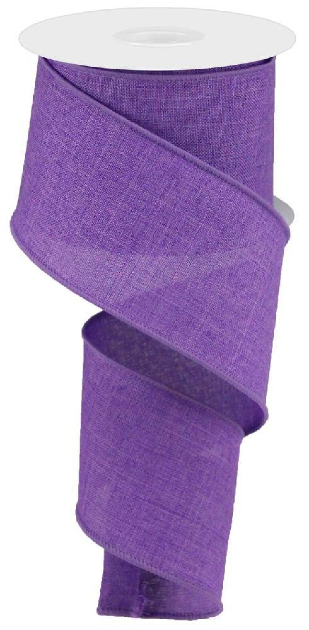Dark Lavender Royal Burlap Wired Edge Ribbon, 2.5" X 10 YARD ROLL ...