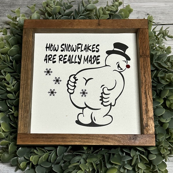 Snowman Signs - Etsy