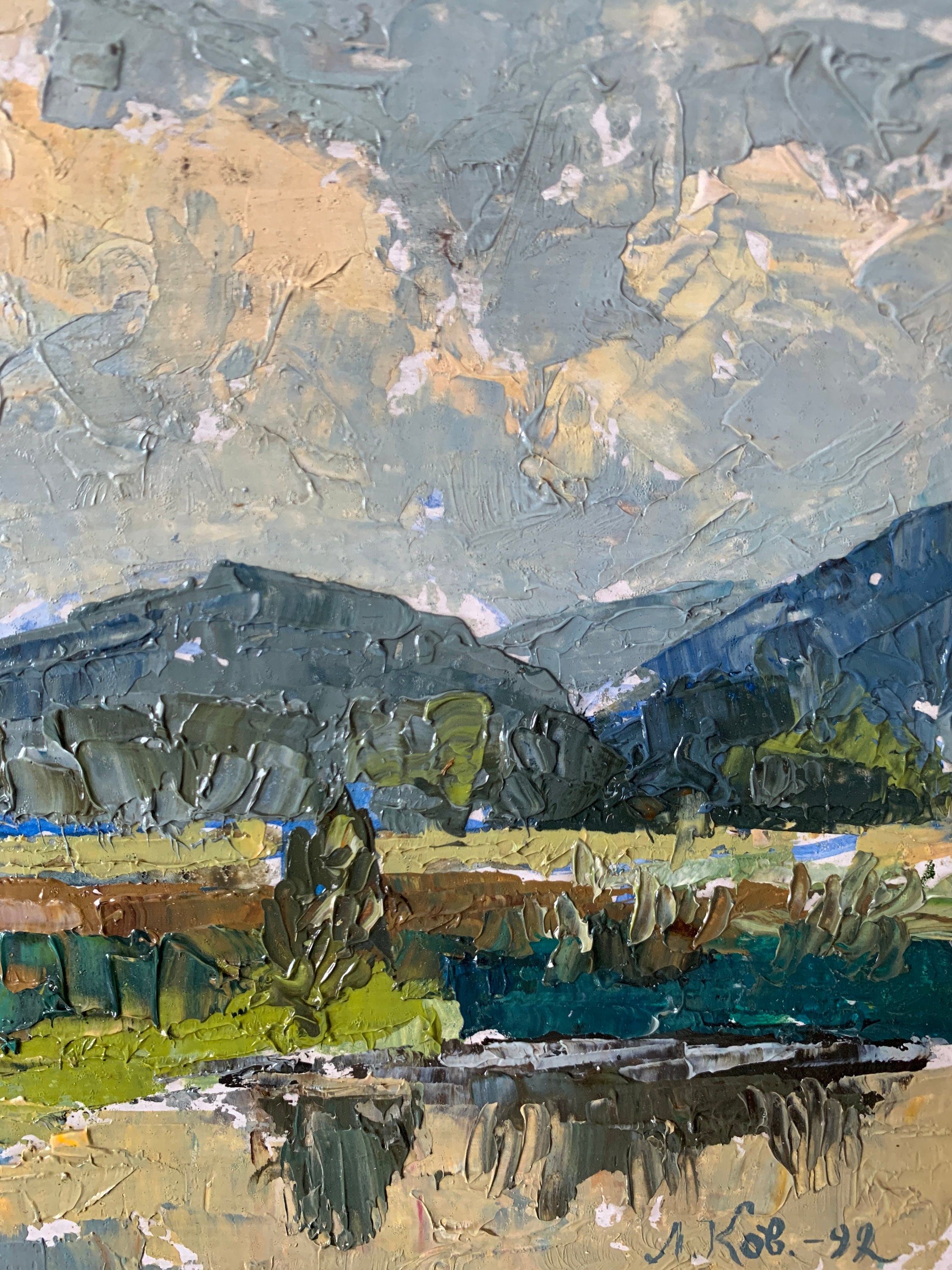 VINTAGE ORIGINAL PAINTING Oil Painting Socialist Realism - Etsy