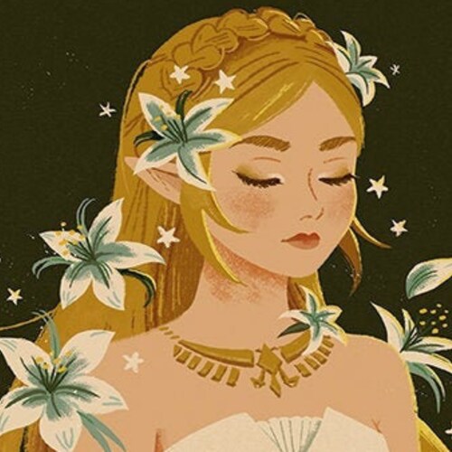 The Princess' Weeping Art Print BOTW Zelda - Etsy