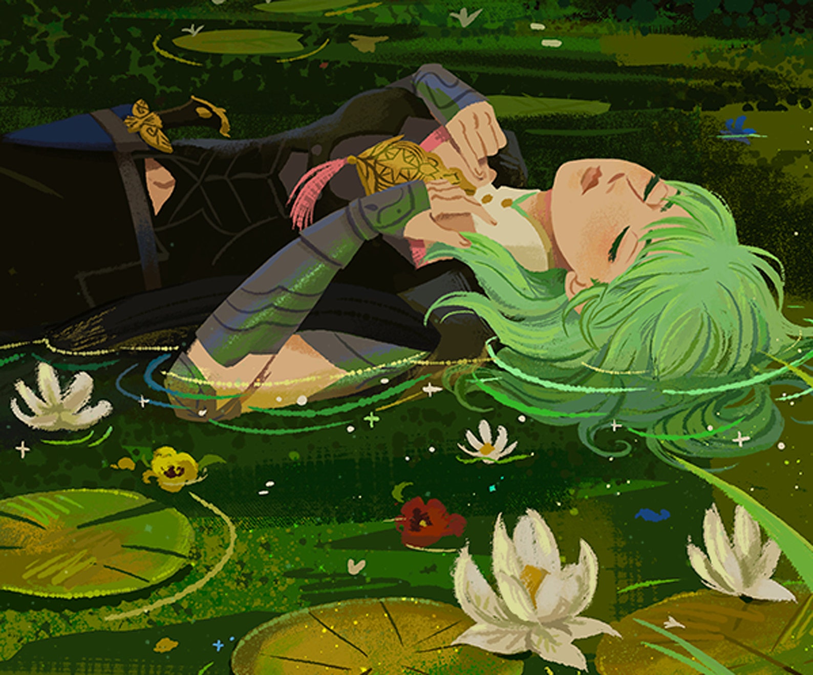 FE3H Byleth Art Print - Etsy