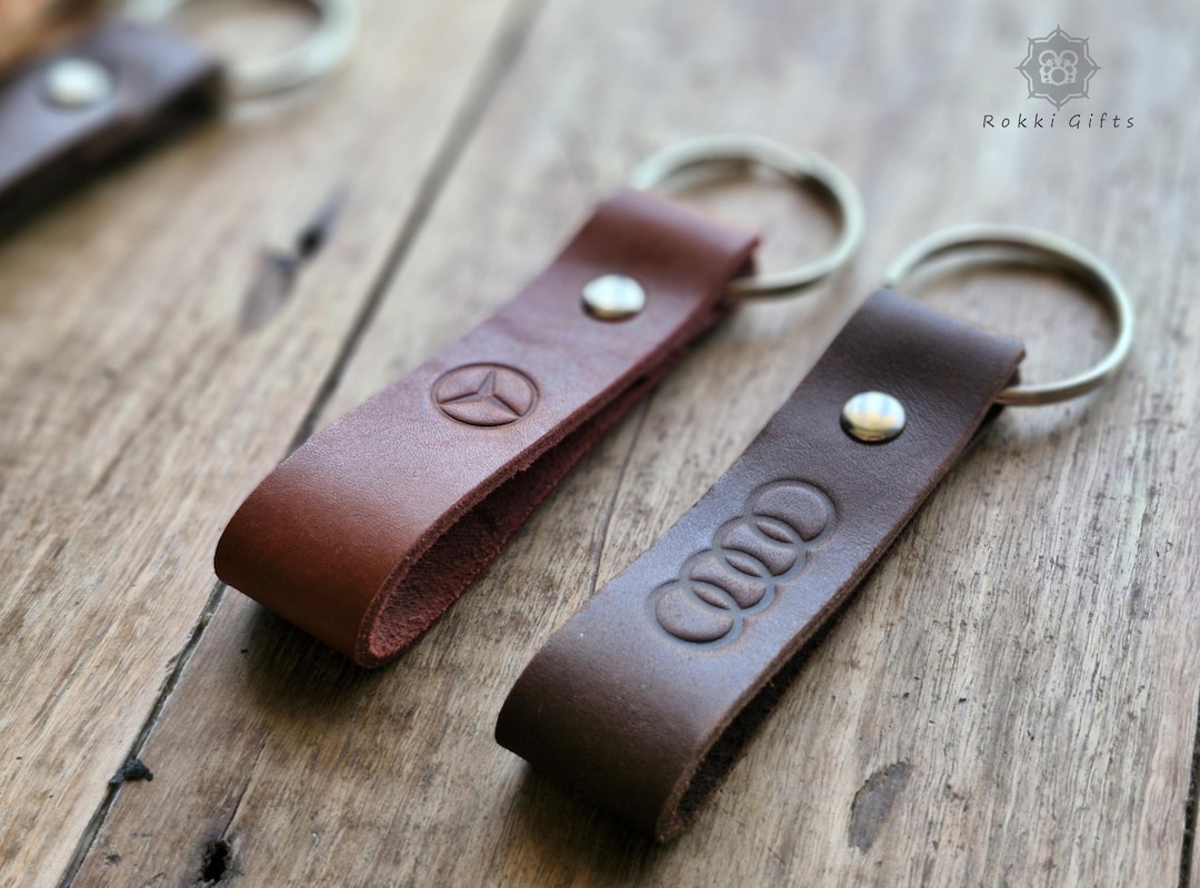 Leather Keychain | Car Keyrings| Key Chain | Car Accessories | Mercedes ...