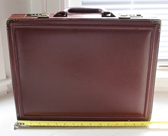 Vintage Amiet Combination Lock Briefcase in color Bro… - Gem
