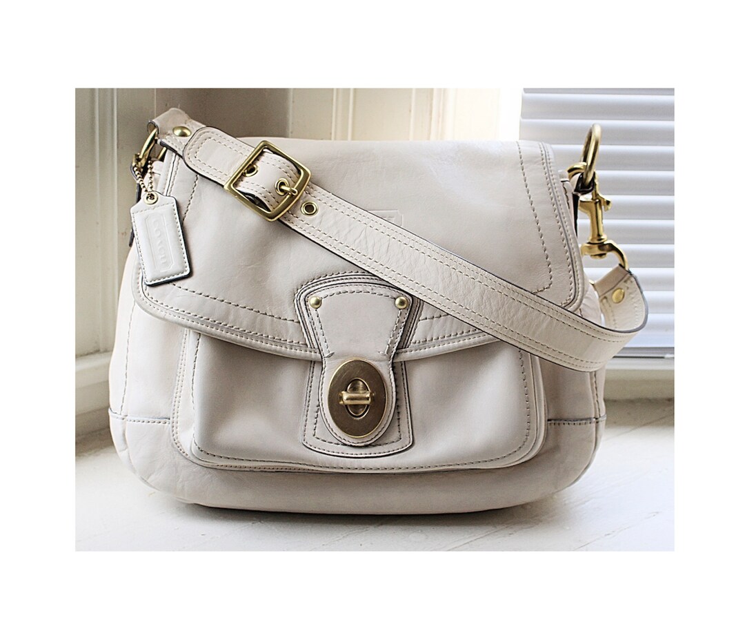 Coach Vintage Legacy Ali Shoulder Bag F12854 in Color Bone, Includes ...