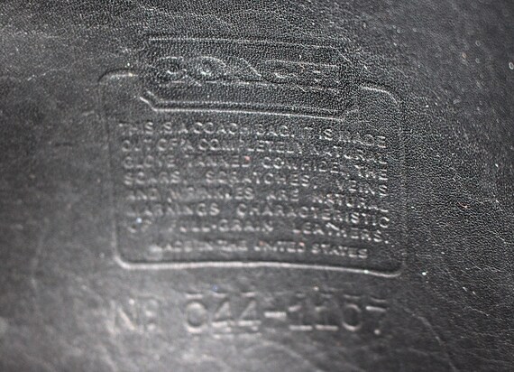 Coach Vintage - Canteen Bag 9982 in Black - Early 198… - Gem