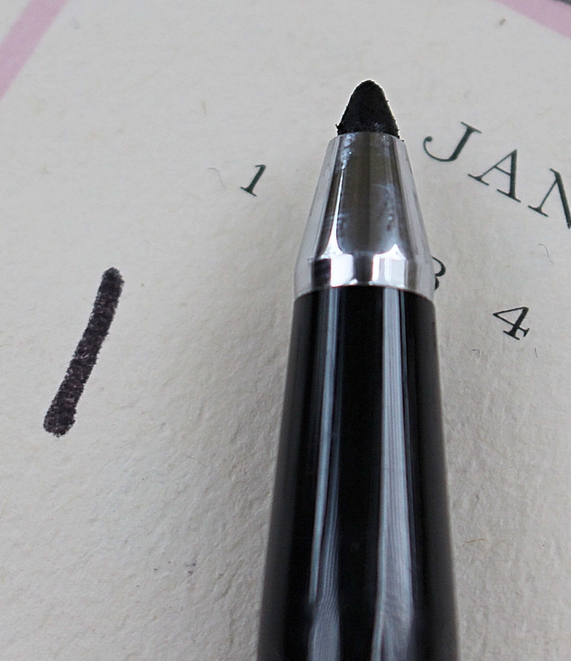 Apple Computer Logo Graphite Casing Felt Tip Pen in Color Black Vintage ...