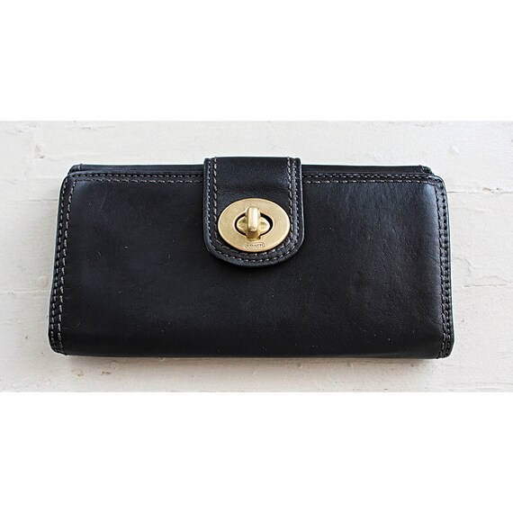 Vintage coach turnlock wallet - Gem