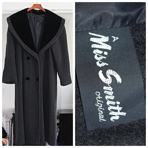 Miss Smith UK - 1960s Kim Novak Style Oversize Wool M… - Gem