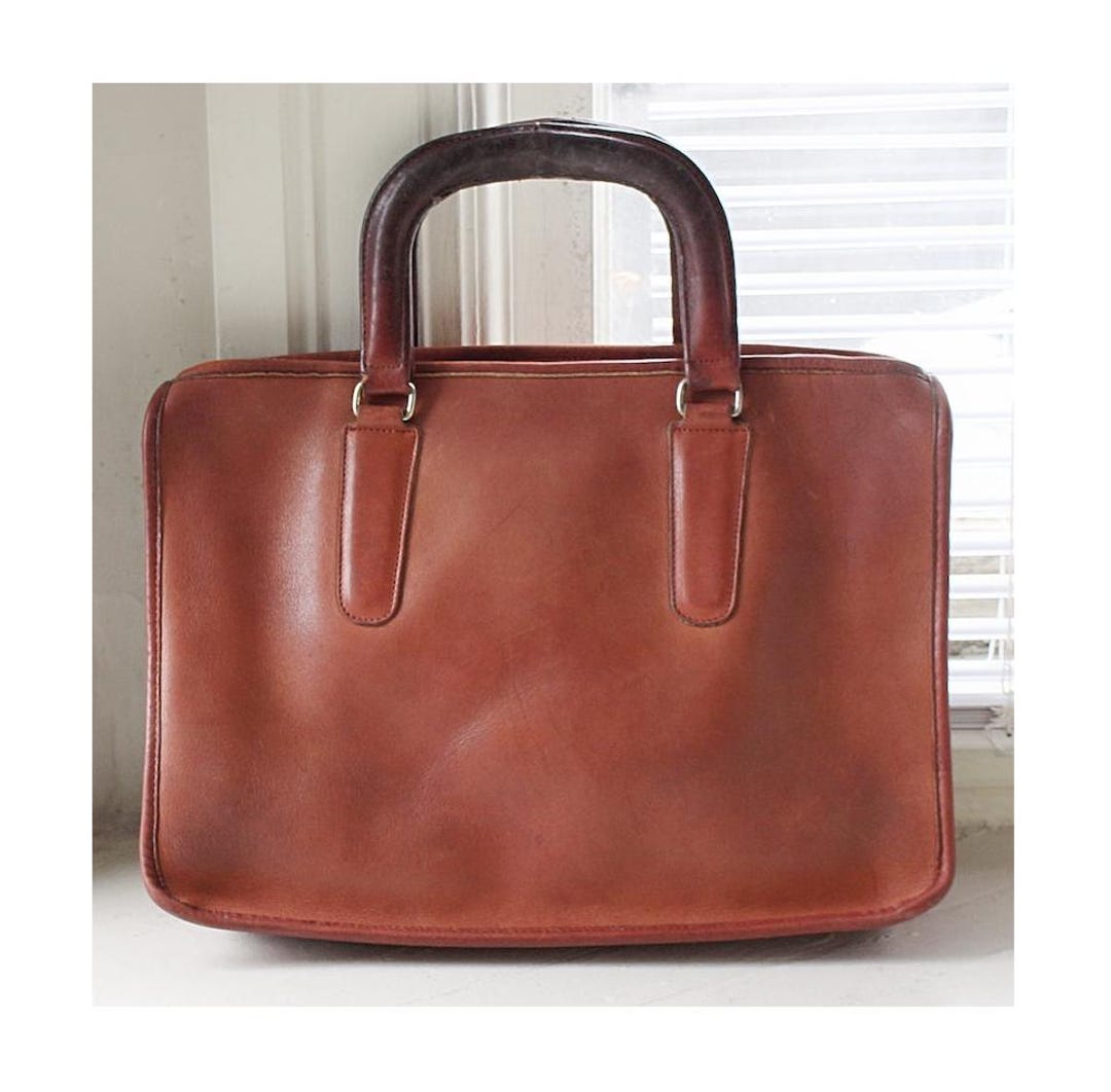Coach Vintage - RUST 1970s Bonnie Cashin Slim Satchel Handbag - Made in ...