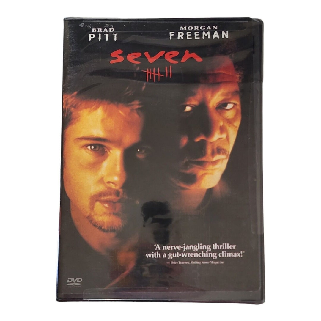 Seven DVD ( 1995) Brad Pitt & Morgan Freeman Classic Movie Night ...
