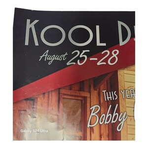 Vintage Kool Deadwood Nites 2004 Poster South Dakota Black Hills ...