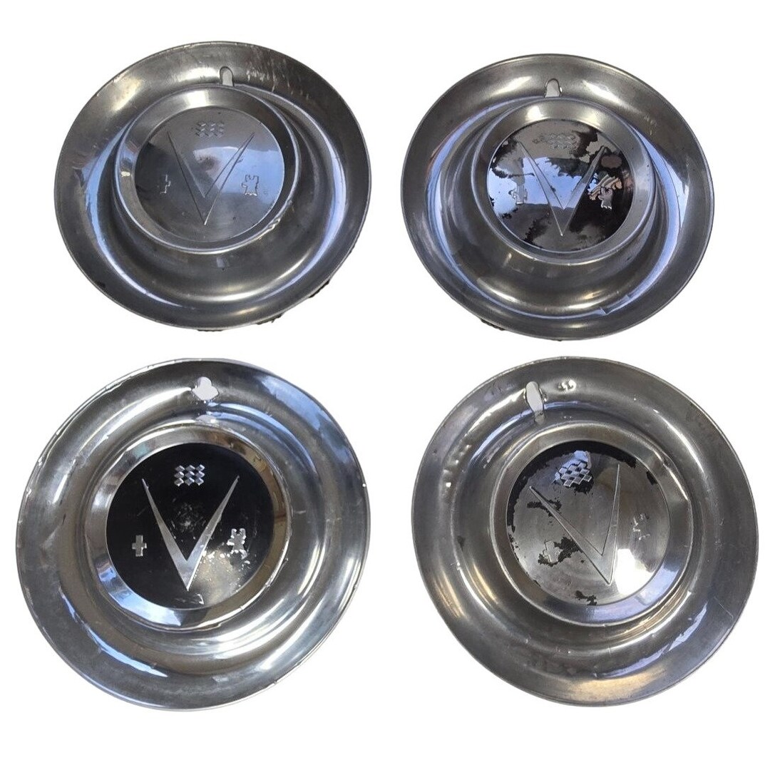 1953 Buick Hubcap Rim Wheel Covers Vintage 50s Chrome 15 Buick Hub Caps ...