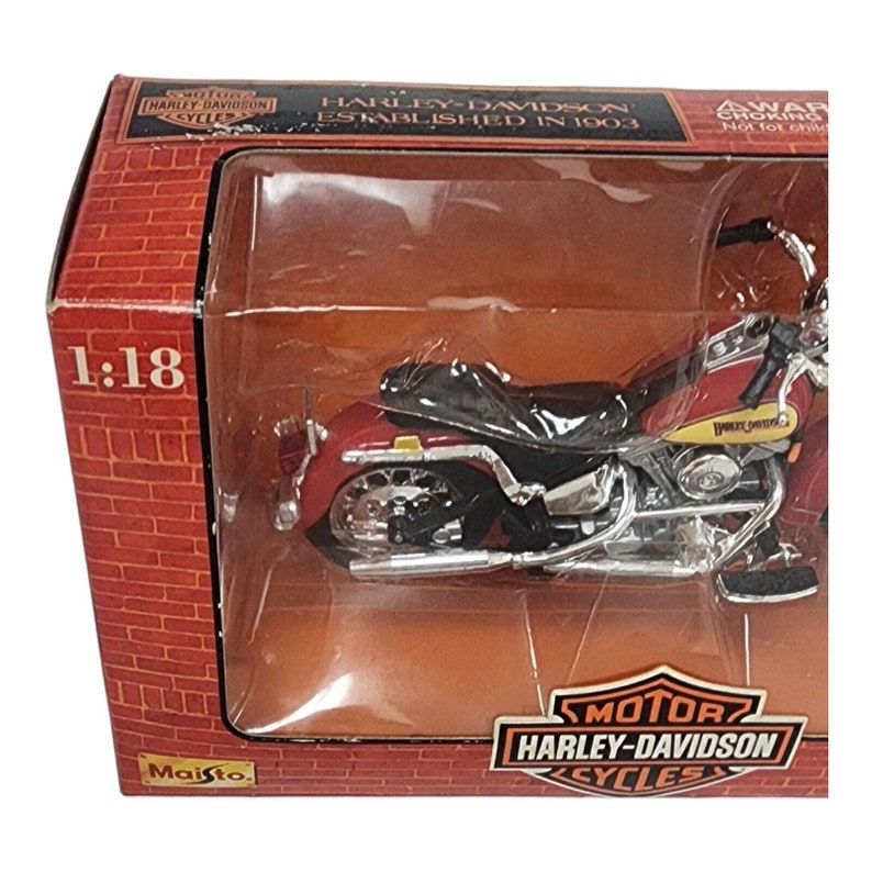 Vintage Harley Davidson 1986 FLST Heritage Softail Diecast Model ...