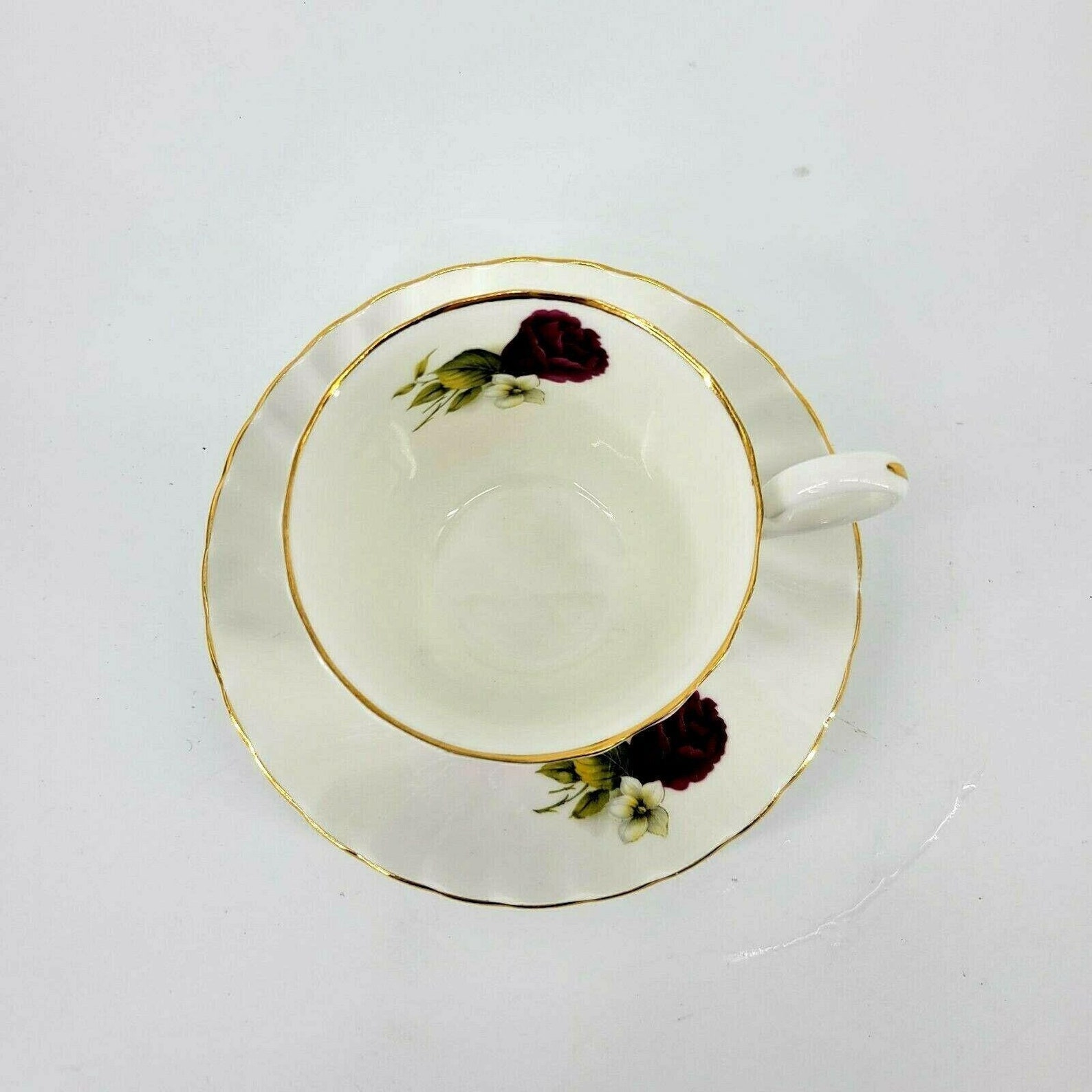 Vintage Royal Stuart Fine Bone China Cup and Saucer Burgundy | Etsy Vintage Royal Stuart Fine Bone China Cup and Saucer Burgundy | Etsy