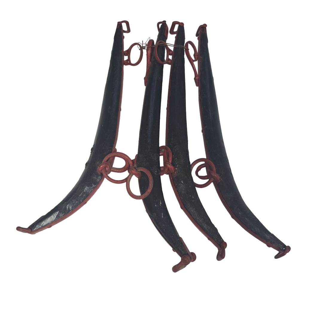 Antique Wood Horse Mule Oxen Yolk Hames Harness 20" Set of 4 - Etsy