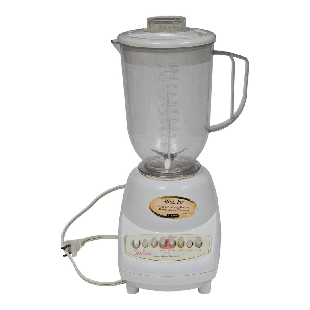 Vtg Hamilton Beach Blend Master 10 Speed Blender Retro Kitchen ...