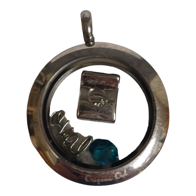 Vintage Origami Owl Locket With Patriotic Charms American Flag & Love ...