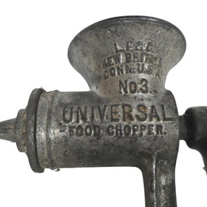 Vintage Universal No.3 Meat Grinder Food Chopper L.F.& C. New Britain ...