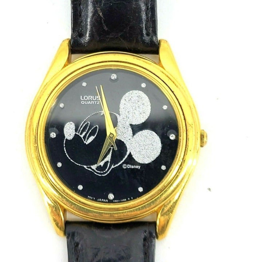 Vintage Mickey Mouse LORUS Watch Retired Delovelyness Collection 80s ...