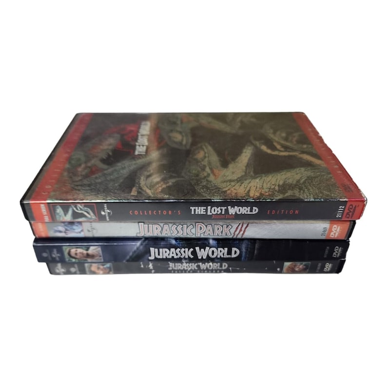 Jurassic Park Collector's Edition Bundle & Jurassic World DVD Lot of 4 ...