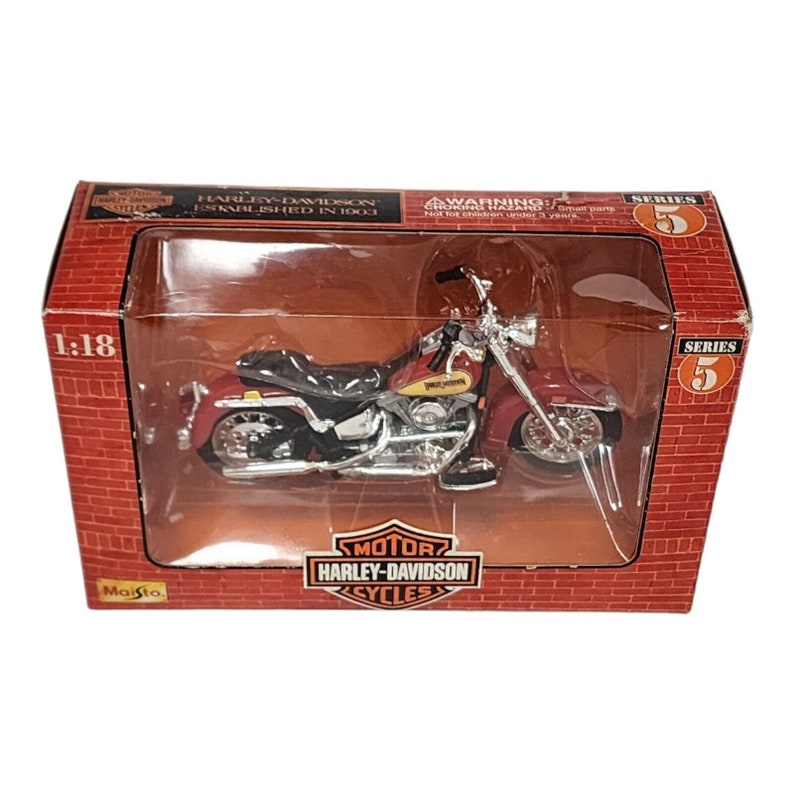 Vintage Harley Davidson 1986 FLST Heritage Softail Diecast Model ...