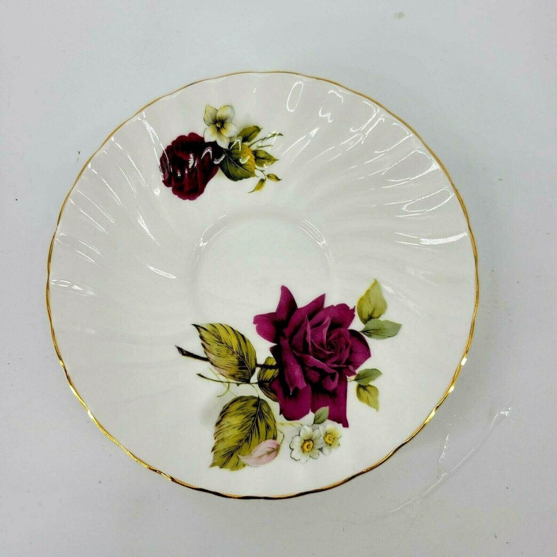 Vintage Royal Stuart Fine Bone China Cup and Saucer Burgundy | Etsy Vintage Royal Stuart Fine Bone China Cup and Saucer Burgundy | Etsy