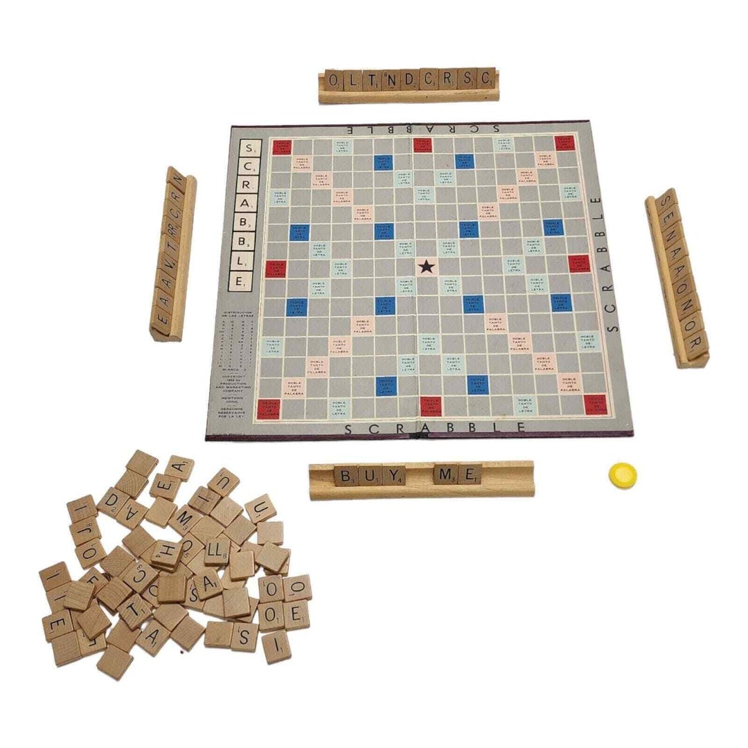 Vintage 1955 Edicion Castellana Spanish Edition Scrabble Classic Family ...