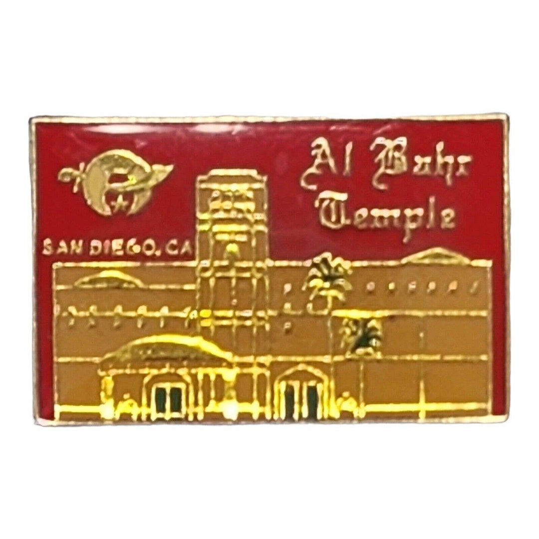 Vintage Al Bahr Shrine San Diego California Lapel Hat Pin Collectible ...