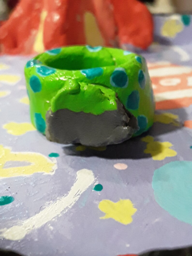 Goblincore Clay Rings - Etsy