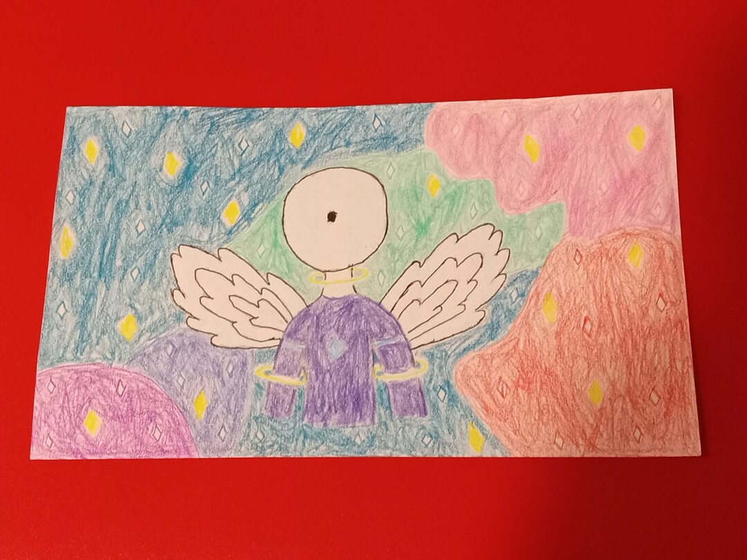 Eyeball Angel Art Print - Etsy