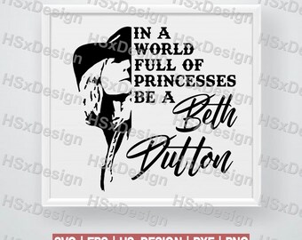 Yellowstone Beth Dutton Svg | Etsy