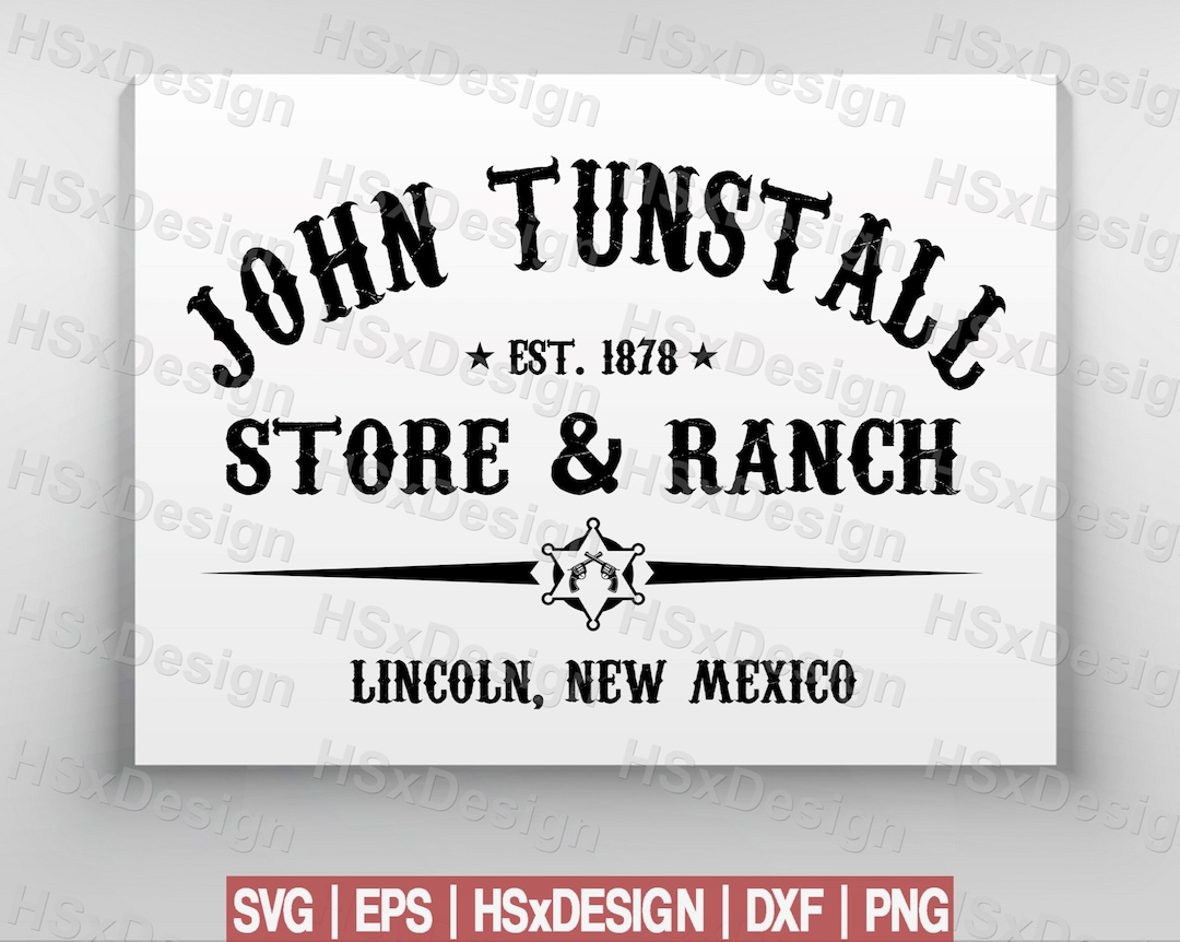 John Tunstall 1878 Store and Ranch Billy the Kid Young Guns II - Etsy