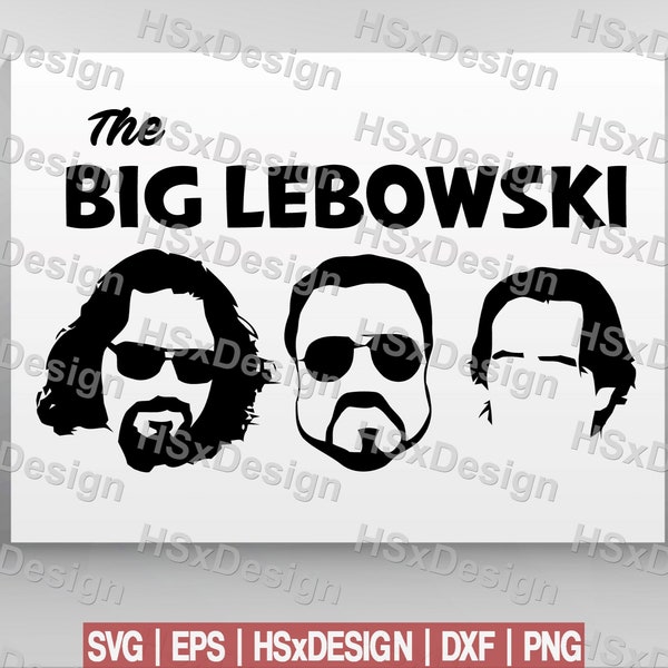 The Dude Lebowski Svg - Etsy