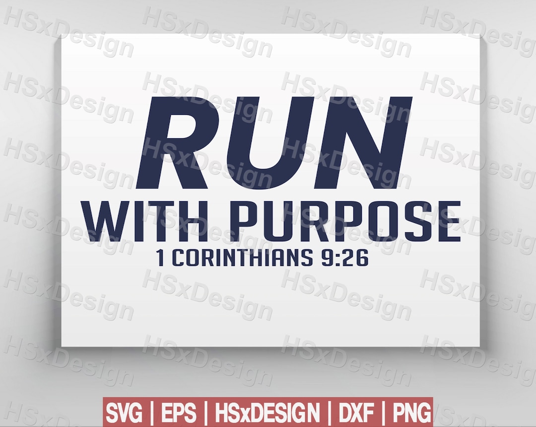 Run With Purpose Corinthians Bible Runners Athlete Triathlon Duathlon ...