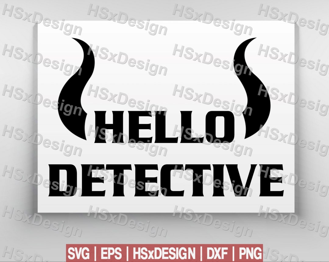 Hello Detective Lucifer Tv Series Inspired Digital Art. Digital Files ...