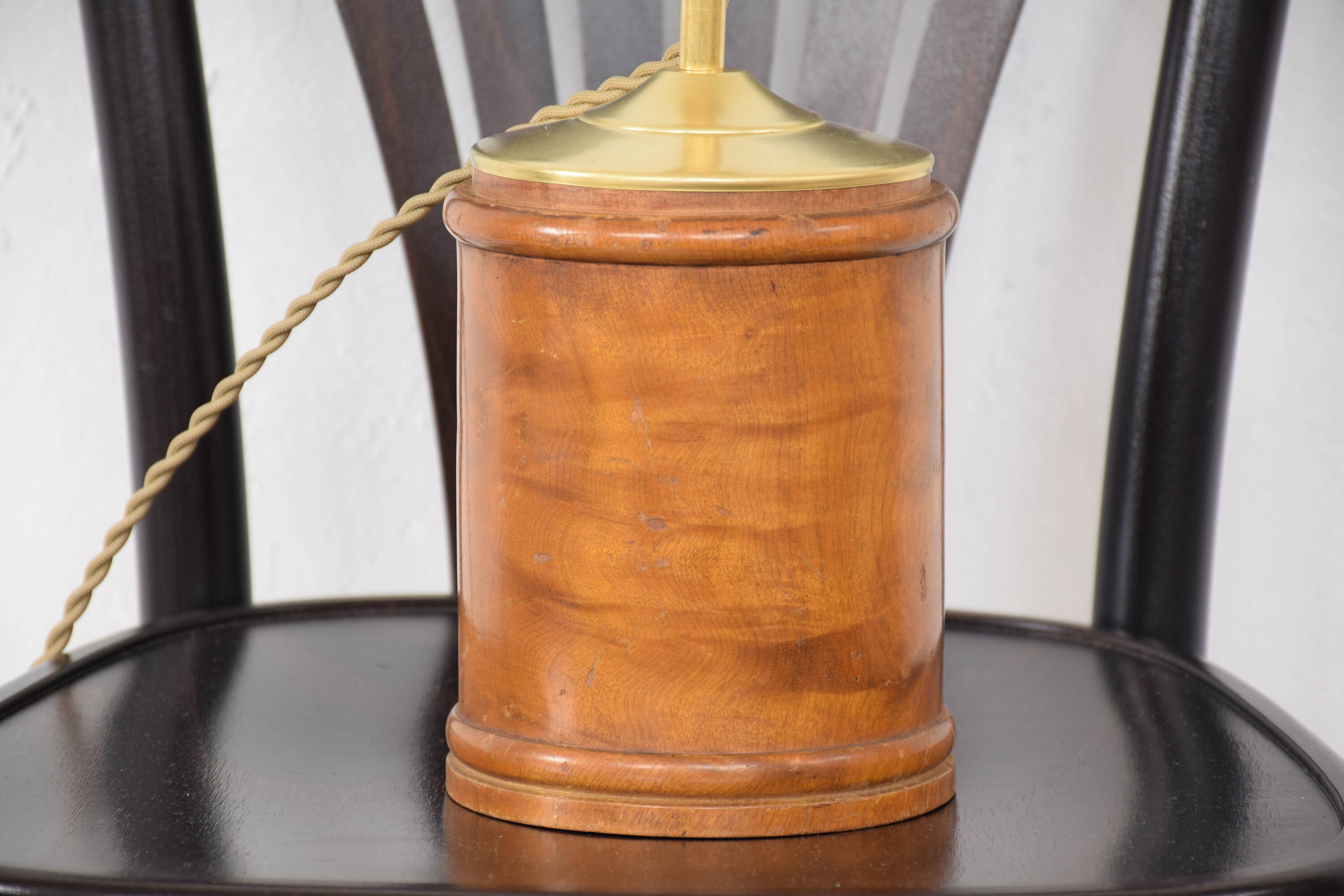 Lighting Lamps Lamp Conversion Antique Wood Humidor Handmade Table Lamp ...