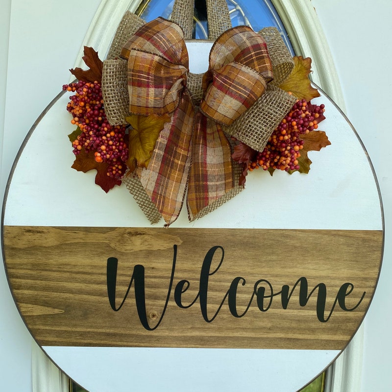 Fall Welcome Sign - Etsy