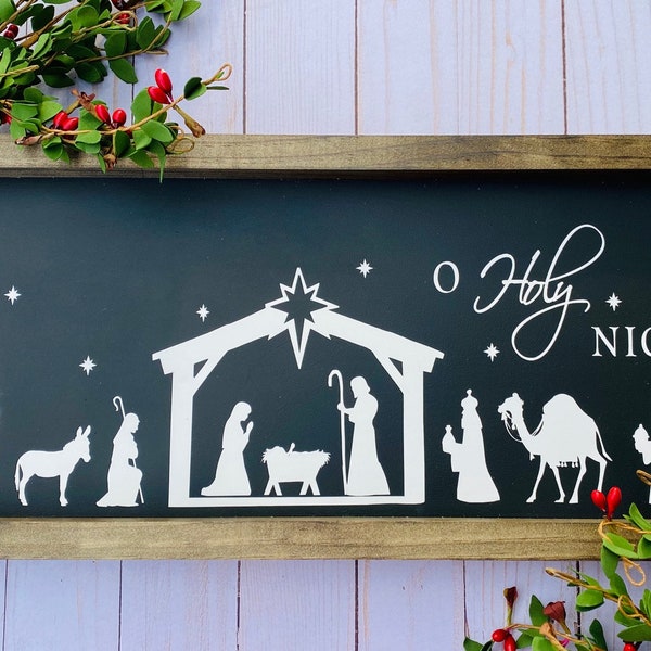 Nativity Sign - Etsy