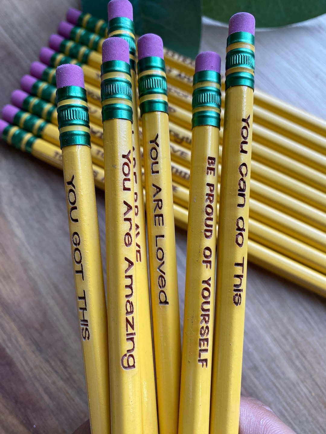 Engraved Motivational Pencils, Engraved Pencils, Inspirational Pencils ...